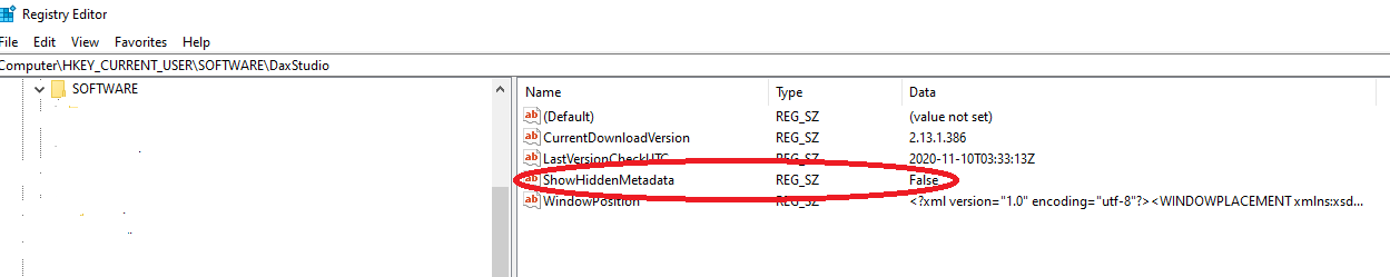 Hidden Objects = False Dax Studio Wont Start Again · Issue #457 · DaxStudio/DaxStudio · GitHub