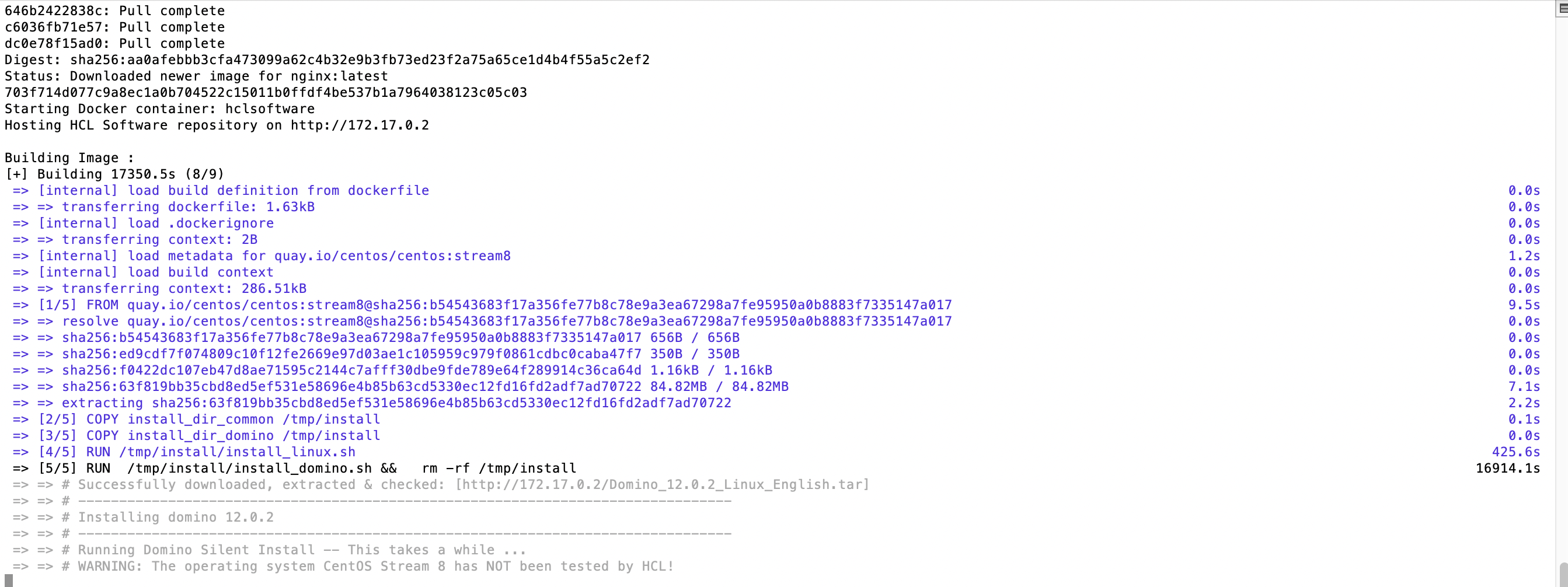 Building on Mac M1 seems to never end... · Issue #58 · HCL-TECH-SOFTWARE/domino-container · GitHub