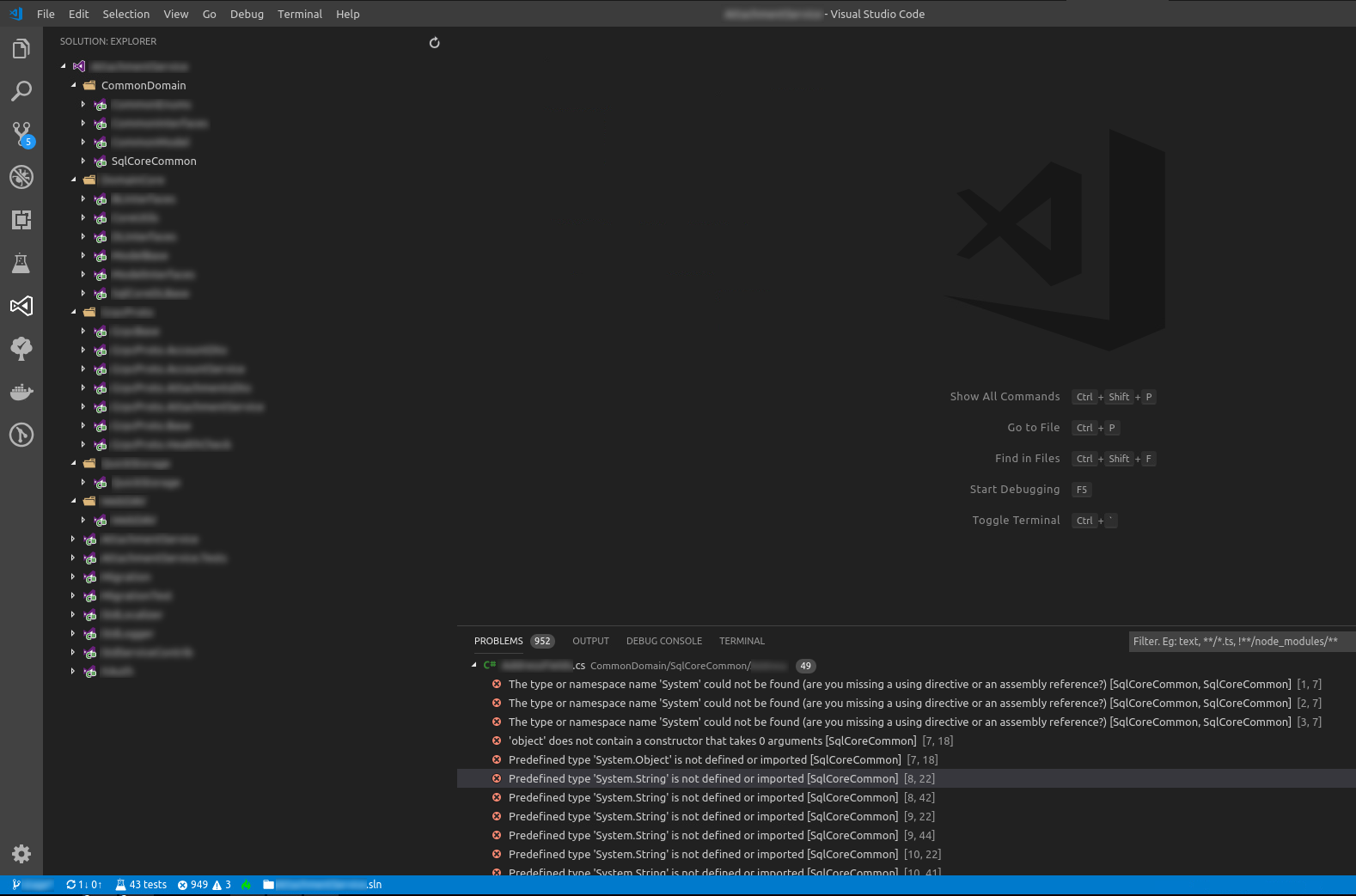 Omnisharp Shows Errors In Problem Panel Of Not Built Projects · Issue 2842 · Dotnet Vscode