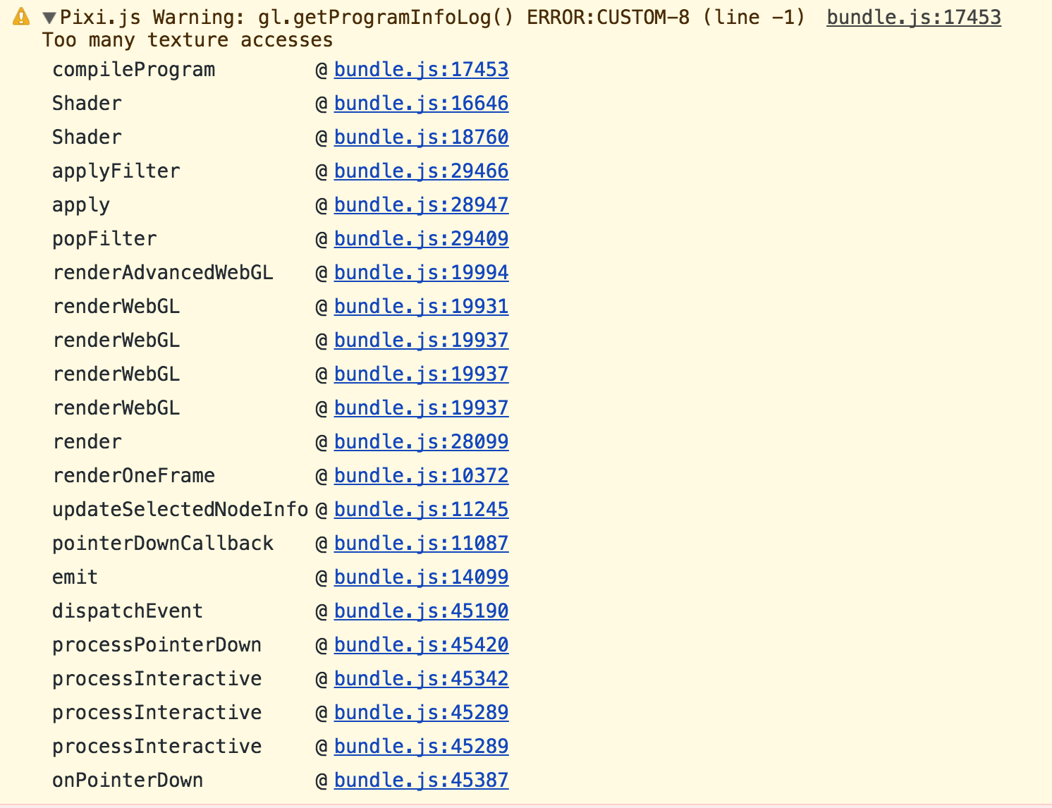 failed to initialise shaders (android) · Issue #4569 · pixijs/pixijs ...