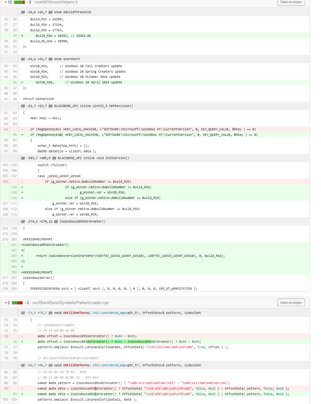 Win 10 version 1903 - LdrpHandleTlsData offset changed · Issue #345 · DarthTon/Blackbone · GitHub
