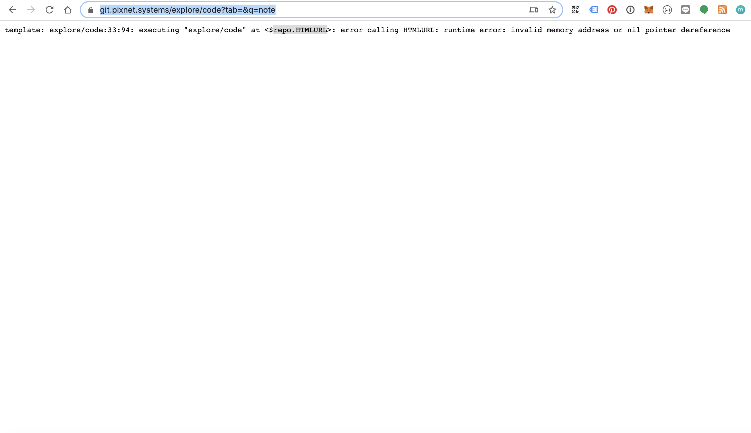 Bug Explorecode With Elasticsearch Runtime Error Invalid Memory Address Or Nil Pointer