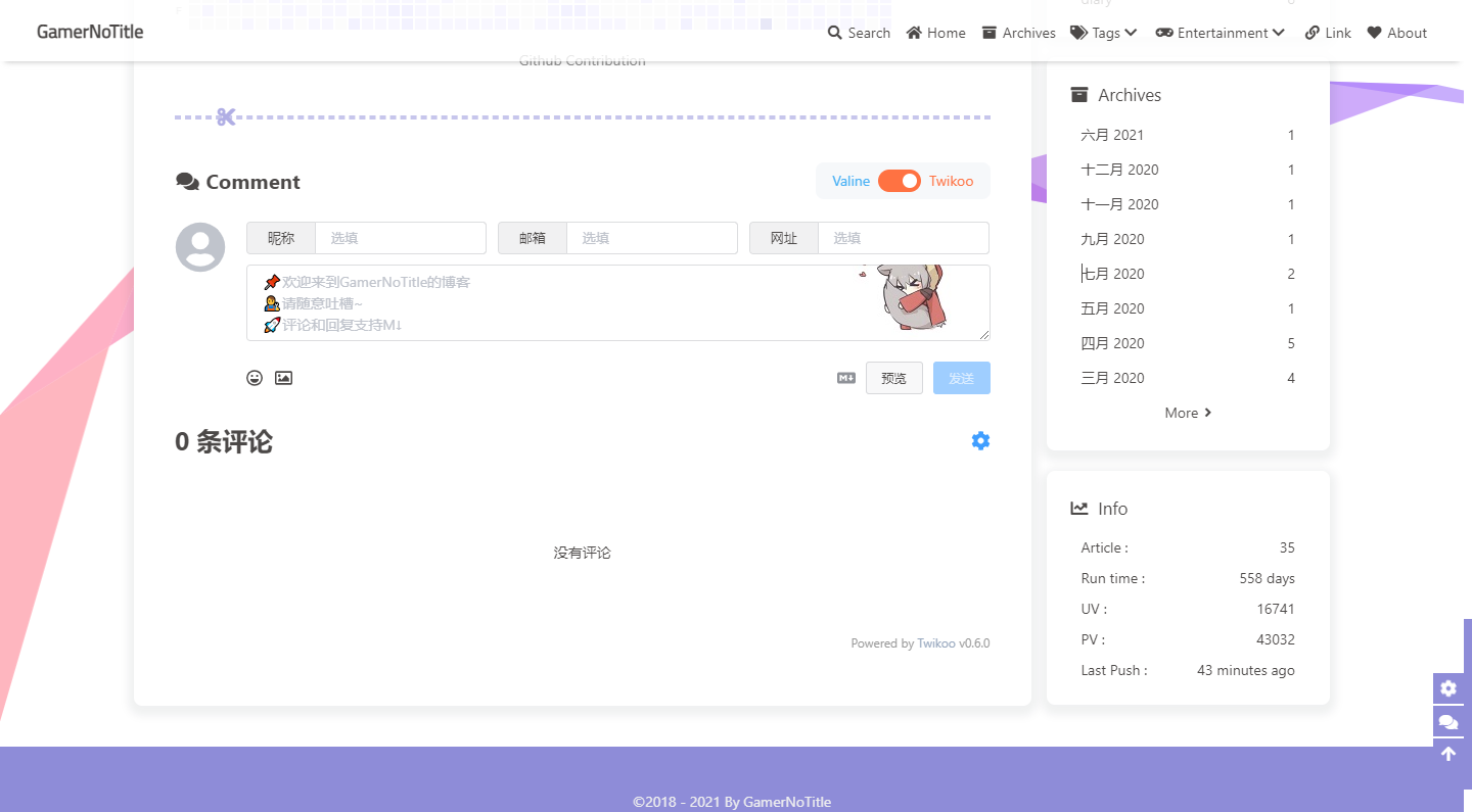GamerNoTitle (Pesy Wu) · GitHub
