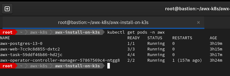 White blank page after deploy · Issue #206 · kurokobo/awx-on-k3s · GitHub
