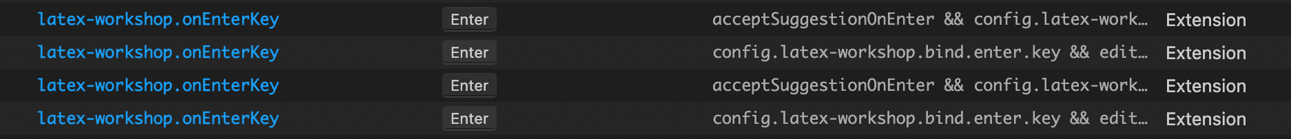 command 'latex-workshop.onEnterKey' not found · Issue #3253 · James-Yu/LaTeX-Workshop · GitHub