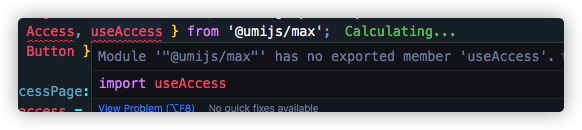 Module '"@umijs/max"' has no exported member 'useModel'.ts(2305) · Issue #11044 · umijs/umi · GitHub