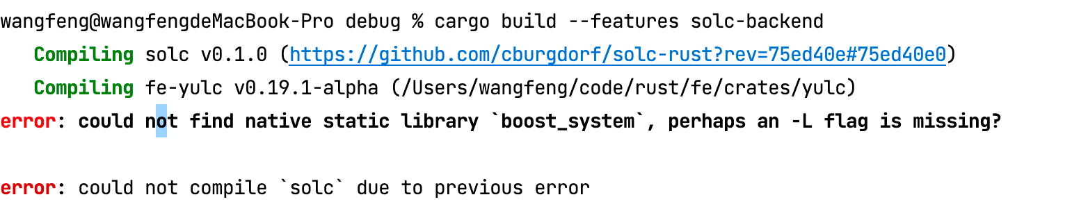 compile `solc` error in Mac(m1) · Issue #771 · argotorg/fe · GitHub