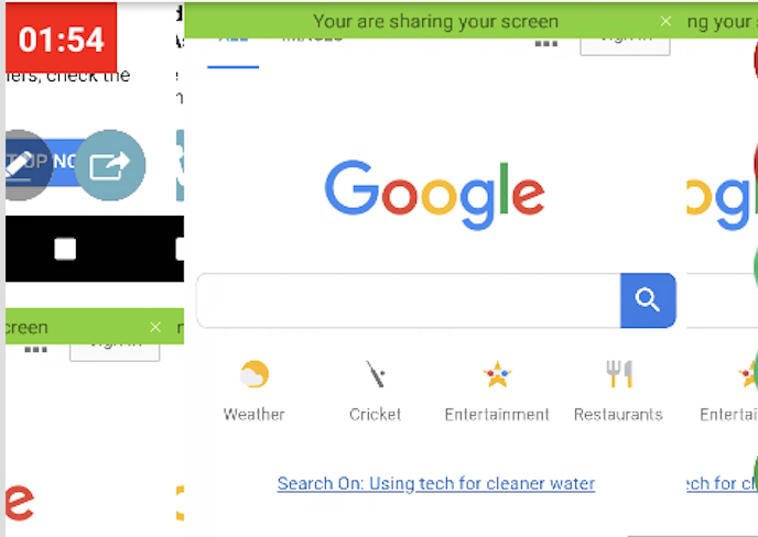Unable to share screen with video in web view or with native videoview · Issue #185 · opentok ...