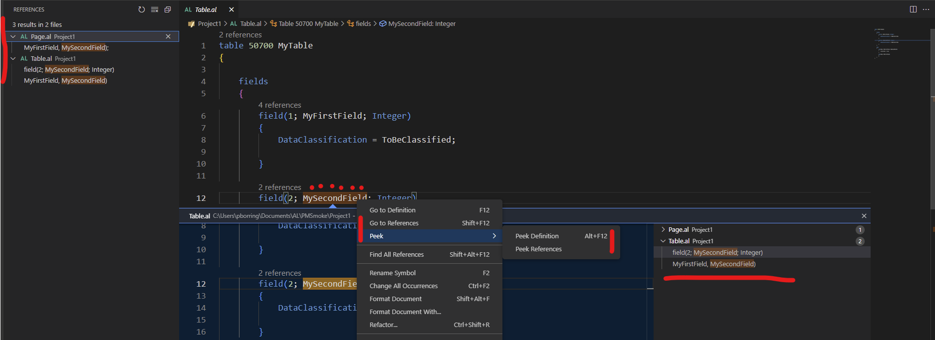 Codelens references not clickable · Issue #6260 · microsoft/AL · GitHub