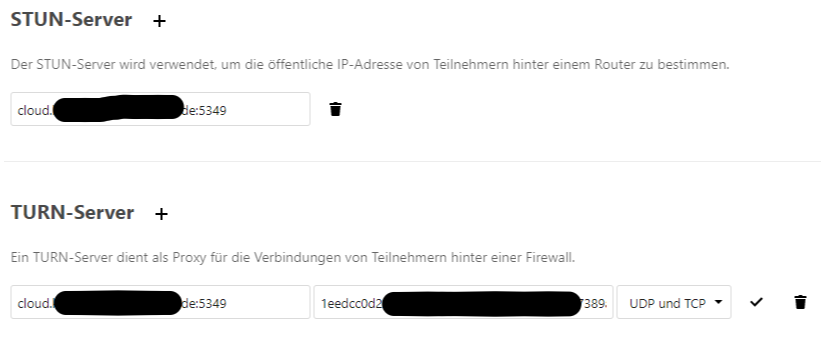 Android/iOS Talk App could not connect to STUN/TURN Server · Issue #767 · nextcloud/talk-android ...