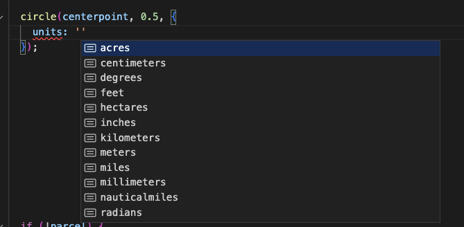 turf.circle units typing is wrong · Issue #2391 · Turfjs/turf · GitHub