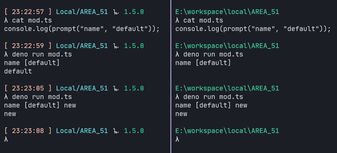 bug(windows): prompt() adds "\r" to inputs and doesn't consider the default value · Issue #8146 ...