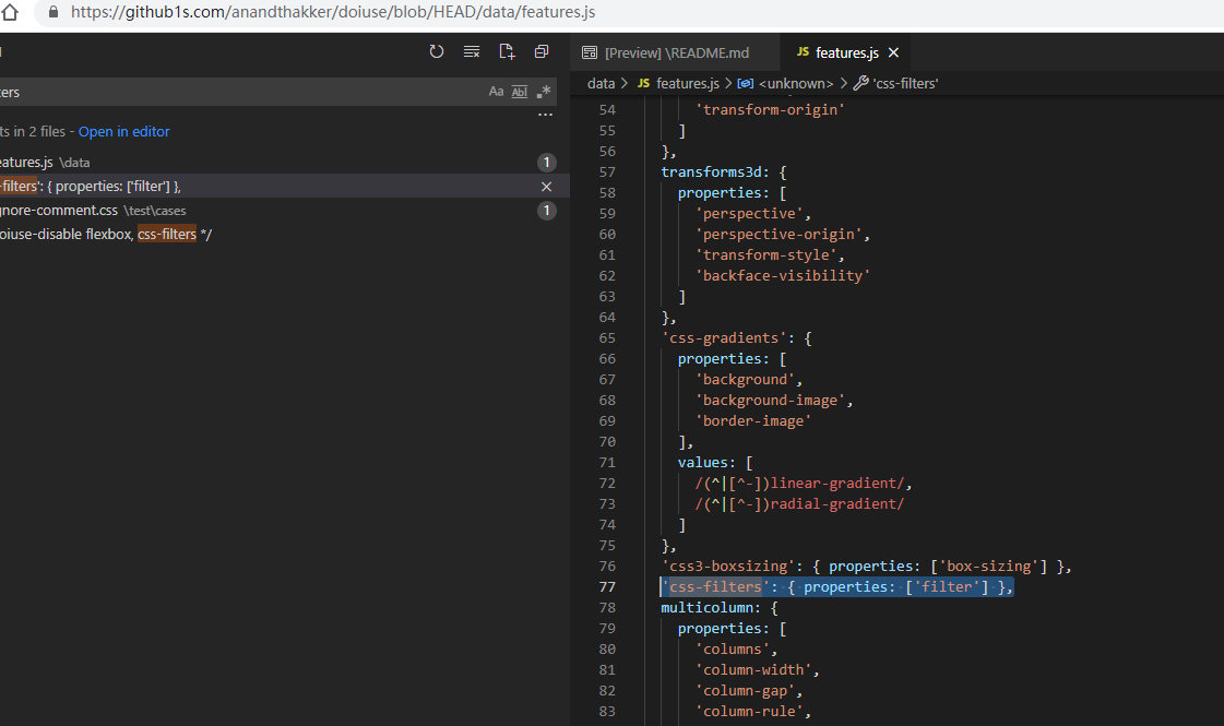 css-filters has not backdrop-filter · Issue #80 · browserslist/caniuse-lite · GitHub
