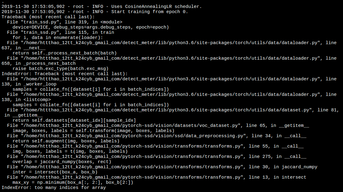 Indexerror Too Many Indices For Array · Issue 62 · Qfgaohaopytorch