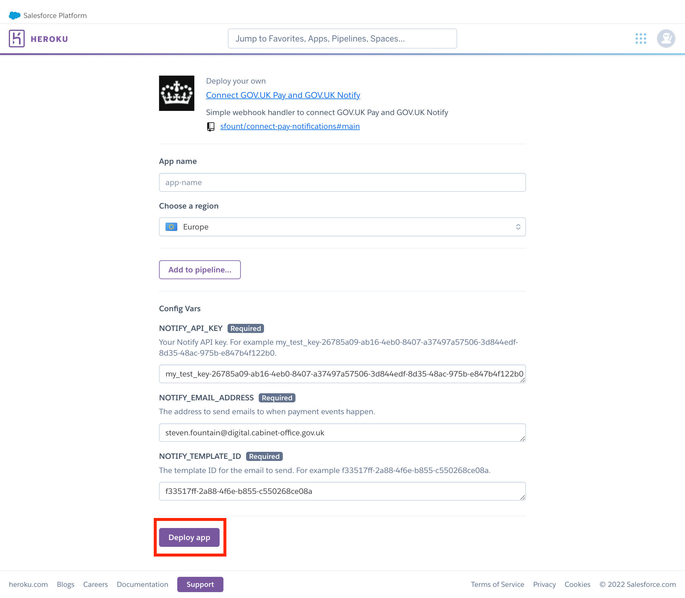 GitHub - sfount/connect-pay-notifications: Use GOV.UK Pay webhooks to ...
