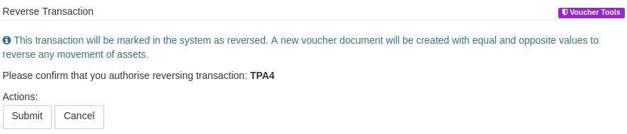 Design: make corrections of posted records easier by adding "reverse ...
