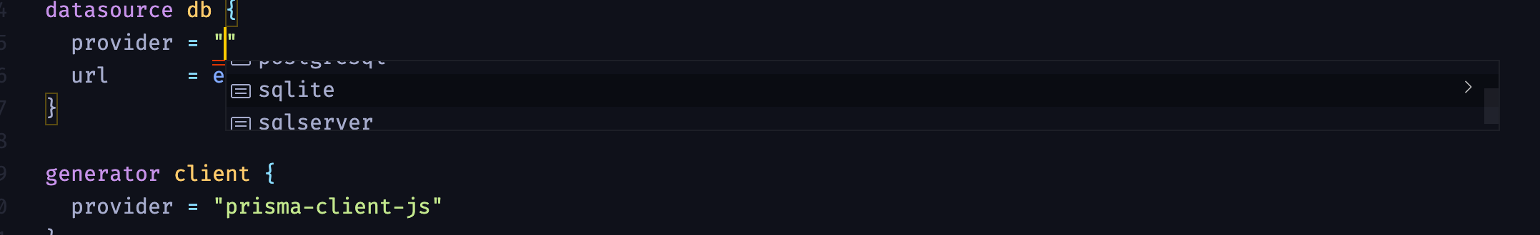 Autocomplete tooltip size hides options · Issue #623 · prisma/language-tools · GitHub