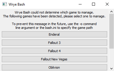 Multi-Game menu is partially squashed · Issue #441 · wrye-bash/wrye-bash · GitHub