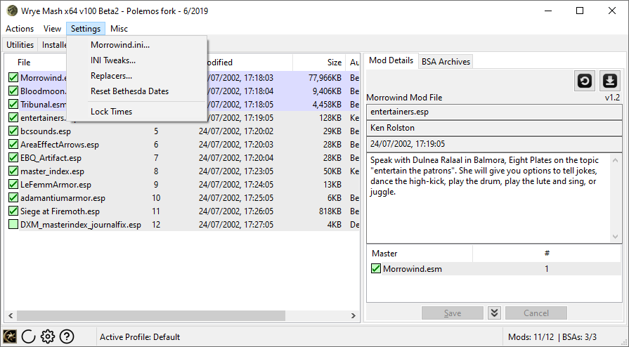 Global Menu · Issue #509 · wrye-bash/wrye-bash · GitHub