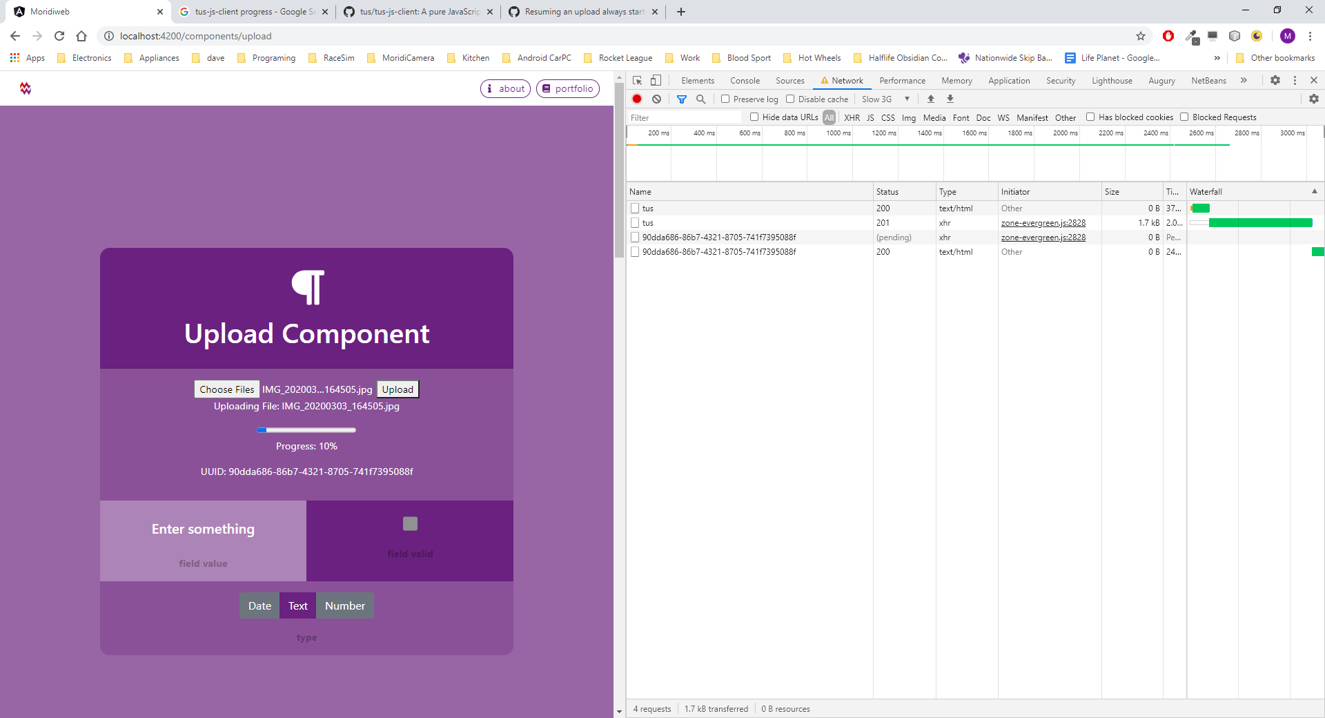 Resuming an upload always starts from 0 · Issue #271 · ankitpokhrel/tus-php · GitHub