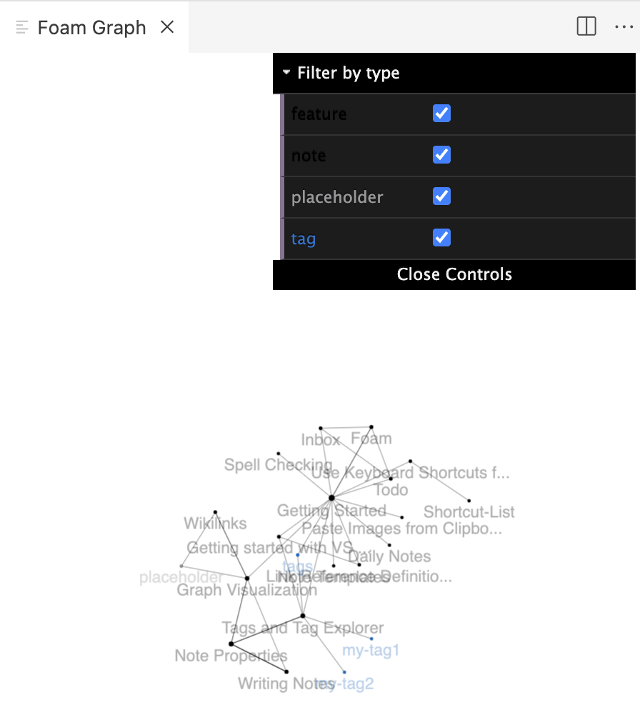 Bad theme of graph filter in light mode · Issue #852 · foambubble/foam · GitHub