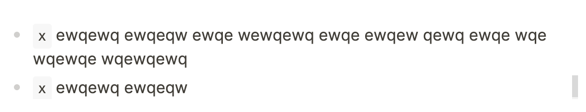 Scroll bar appear when inline code exists · Issue #5198 · logseq/logseq · GitHub
