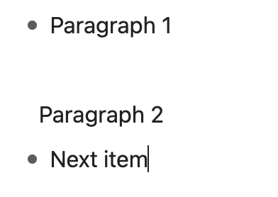 [BUG] Multiple paragraph item quirks · Issue #483 · vslinko/obsidian ...