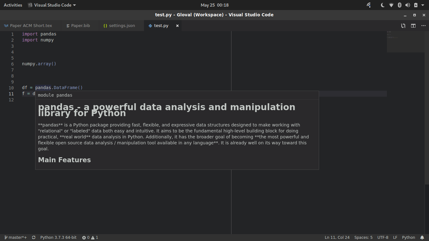 Badly Formatted Module Description · Issue 1127 · Microsoftpython Language Server · Github 7629