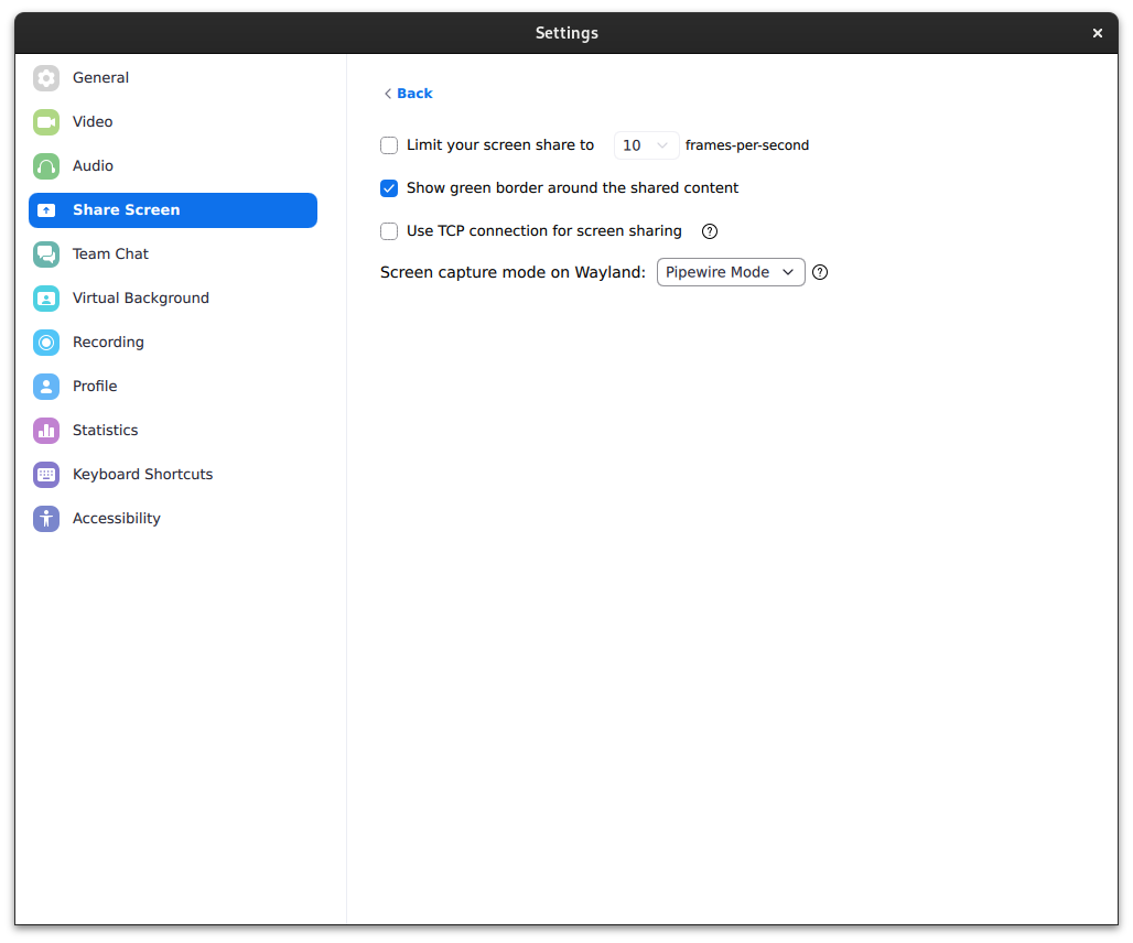 Cannot share Wayland windows · Issue #412 · flathub/us.zoom.Zoom · GitHub