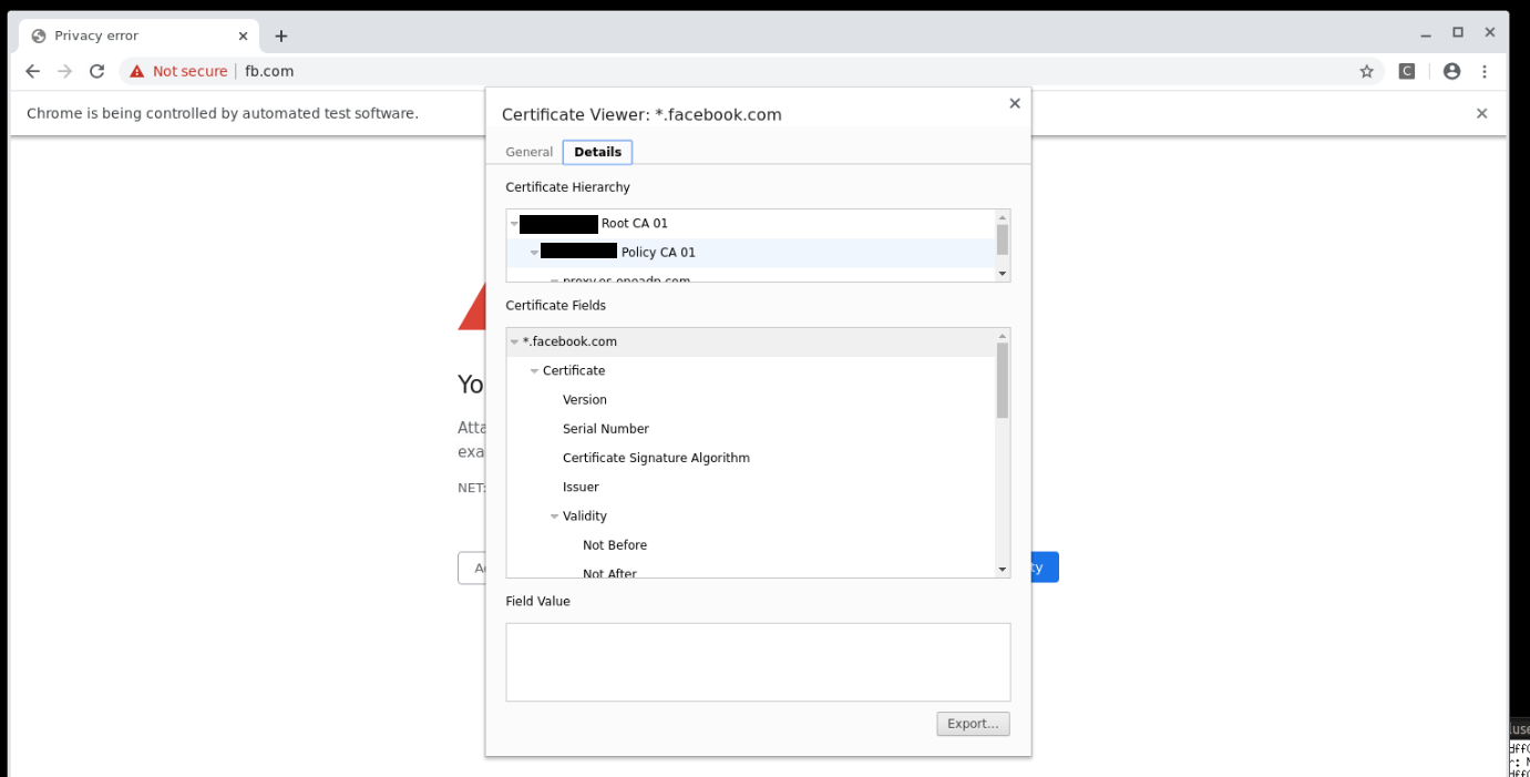 question: need to understand process for using root CA within Zalenium grid containers · Issue ...