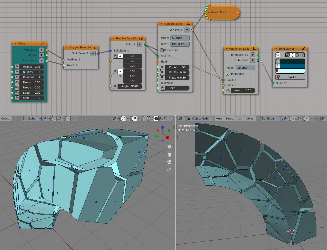 Voronoi on Solid — Sverchok 1, 2, 0 documentation