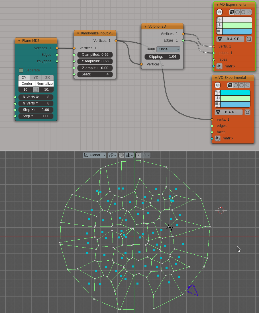 Voronoi 2D Node — Sverchok 1, 2, 0 documentation