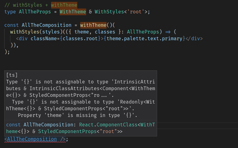 [need Help] Add Types To Withtheme And Createmuitheme To Describe Extra Properties · Issue