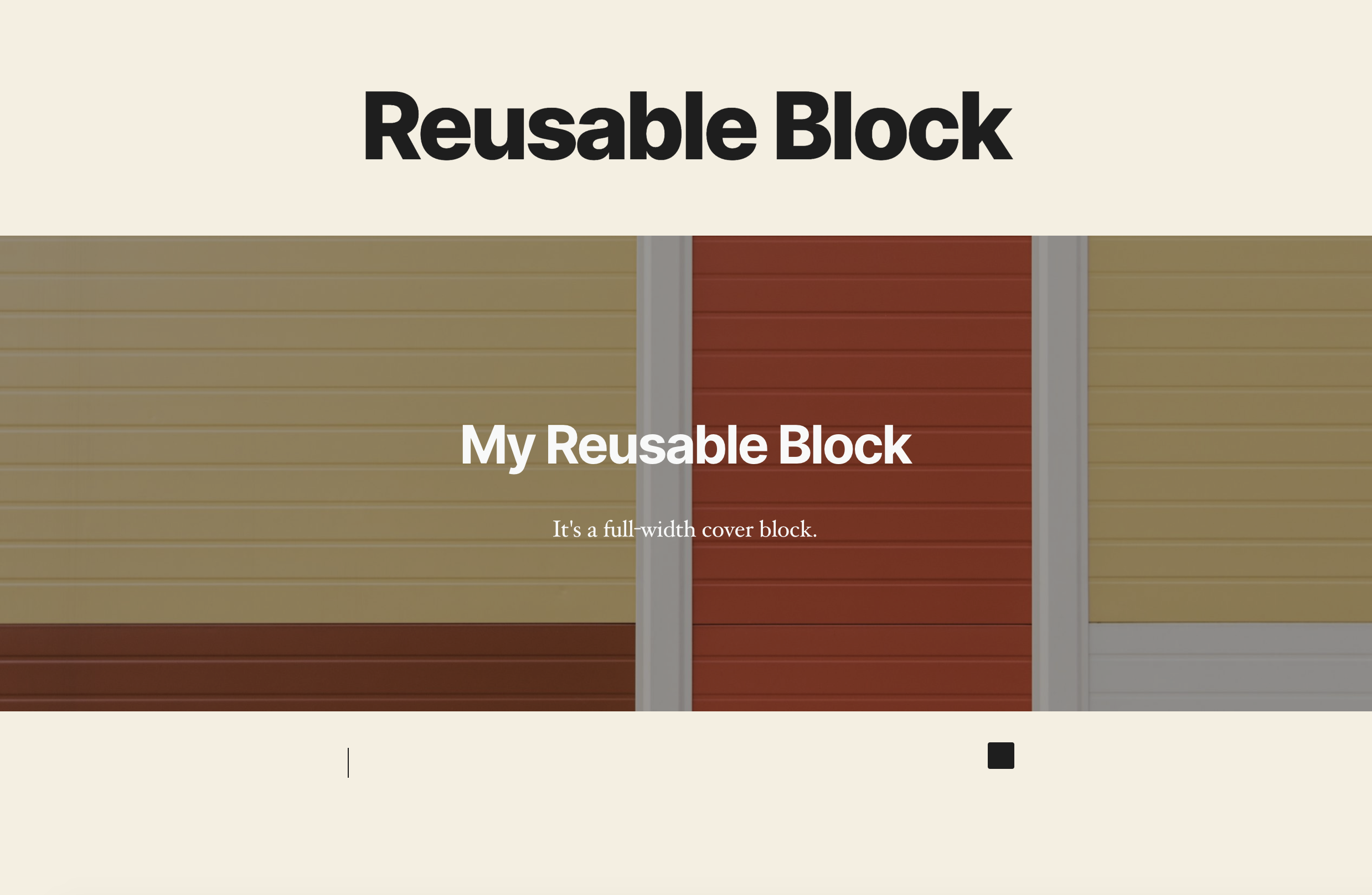Reusable Blocks: Blocks should be resized in the editor when you make ...