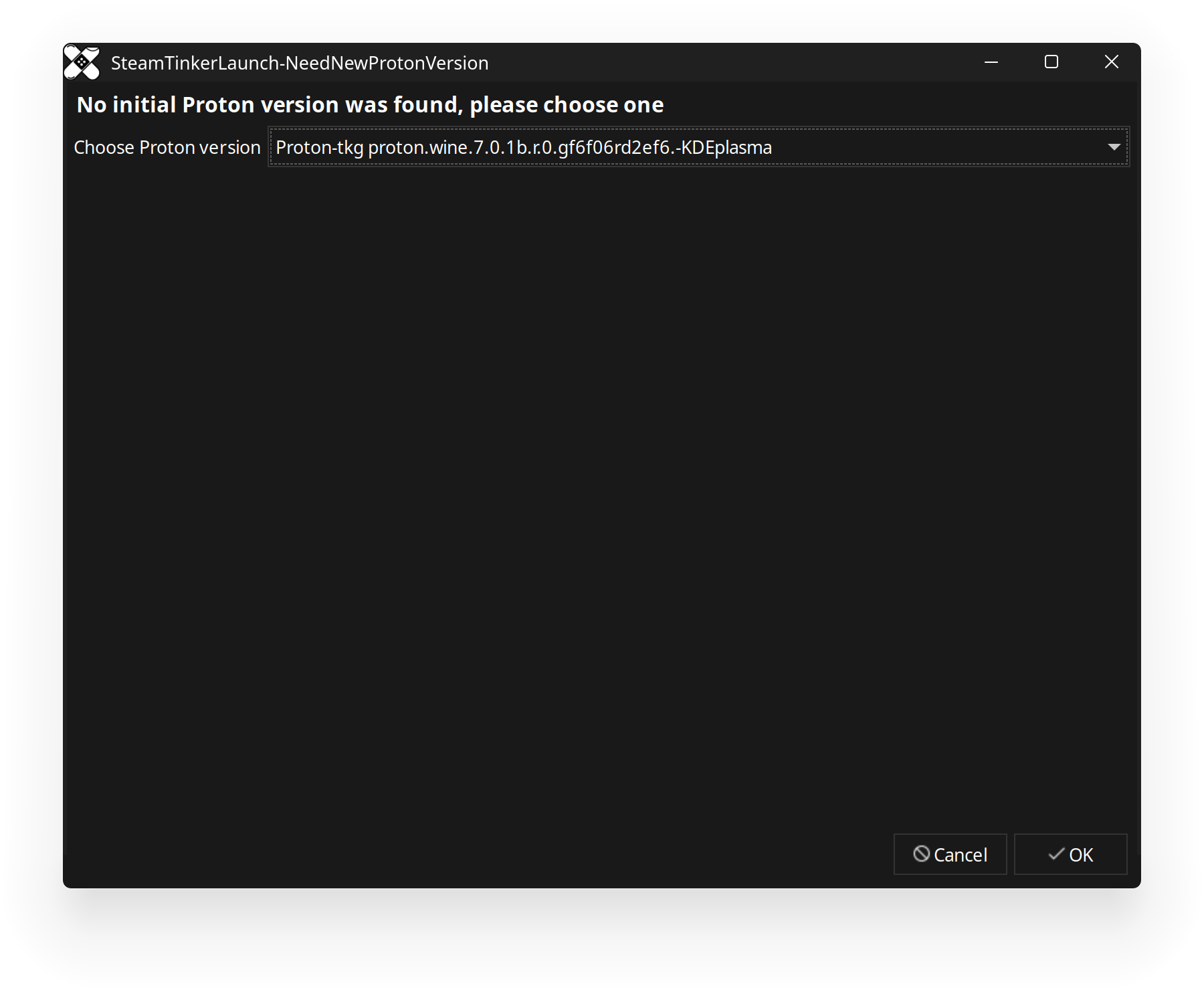 SteamTinkerLaunch NeedNewProtonVersion Doesn t Take Inputs And Won t steamtinkerlaunch-neednewprotonversion-doesn-t-take-inputs-and-won-t