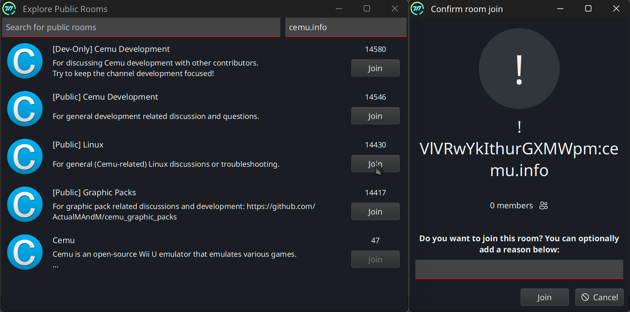 Matrix community? · Issue #113 · cemu-project/Cemu · GitHub