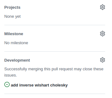 add inverse wishart cholesky · Issue #2714 · stan-dev/math · GitHub