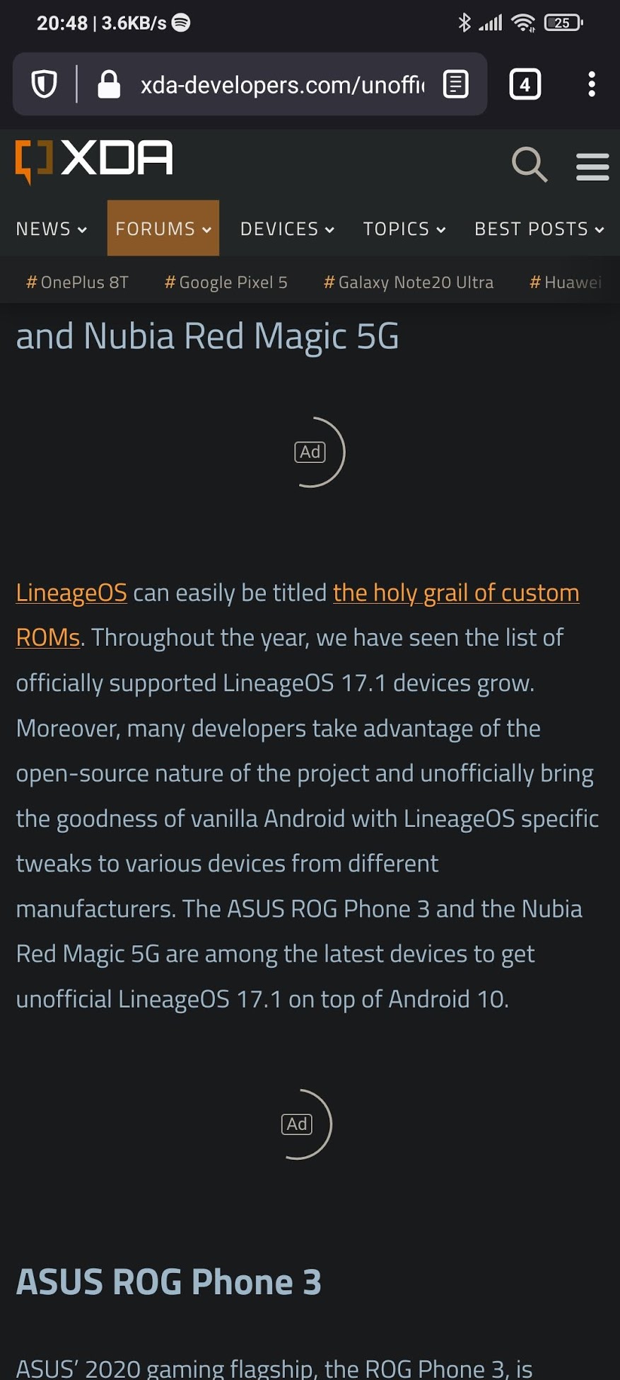 AD loading placeholders are not filtered by global filters on AMP sites ...