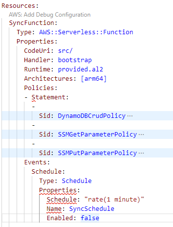 Unrecognized properties in SAM schema · Issue #2765 · aws/aws-toolkit ...