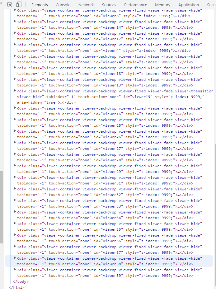 列表加载的时候生成好多元素出来，有什么办法解决吗 · Issue #256 · mirari/v-viewer · GitHub