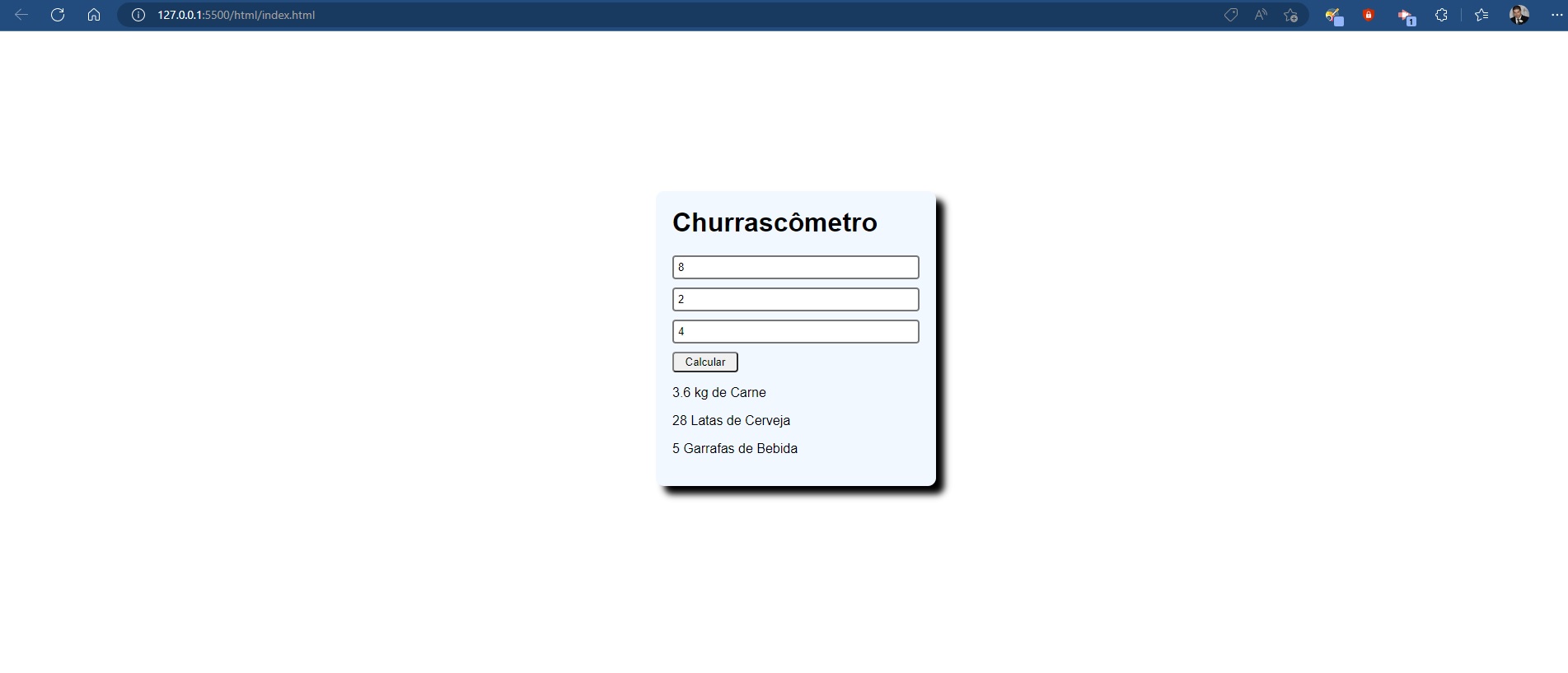 GitHub - Sidnei2018/Churrascometro