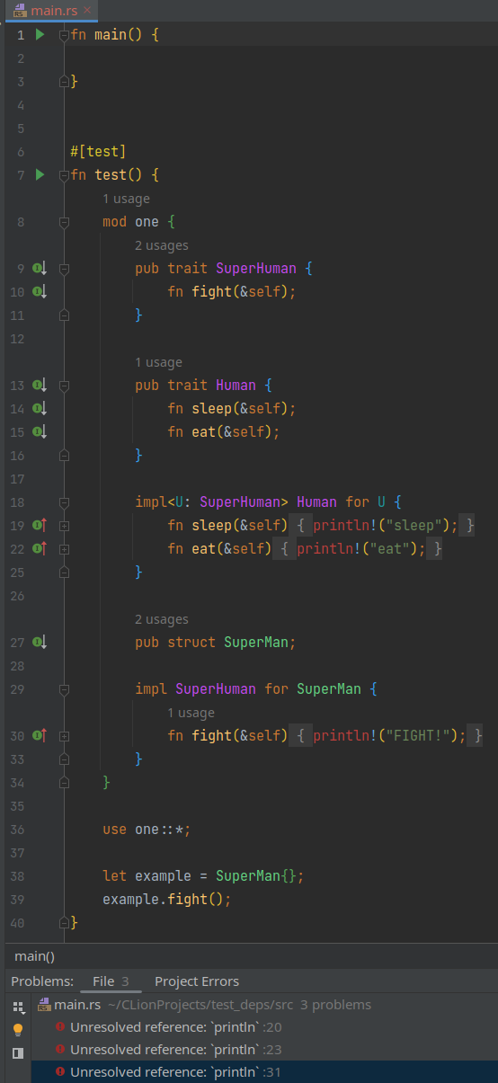 Unresolved `println` Inside Local Modules · Issue 10325 · Intellij