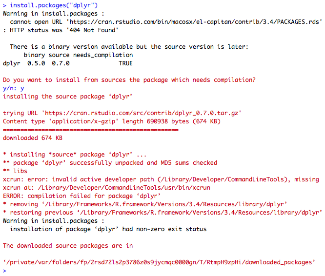 I can not start lesson 1 of "Getting and Cleaning Data" · Issue #623 · swirldev/swirl · GitHub