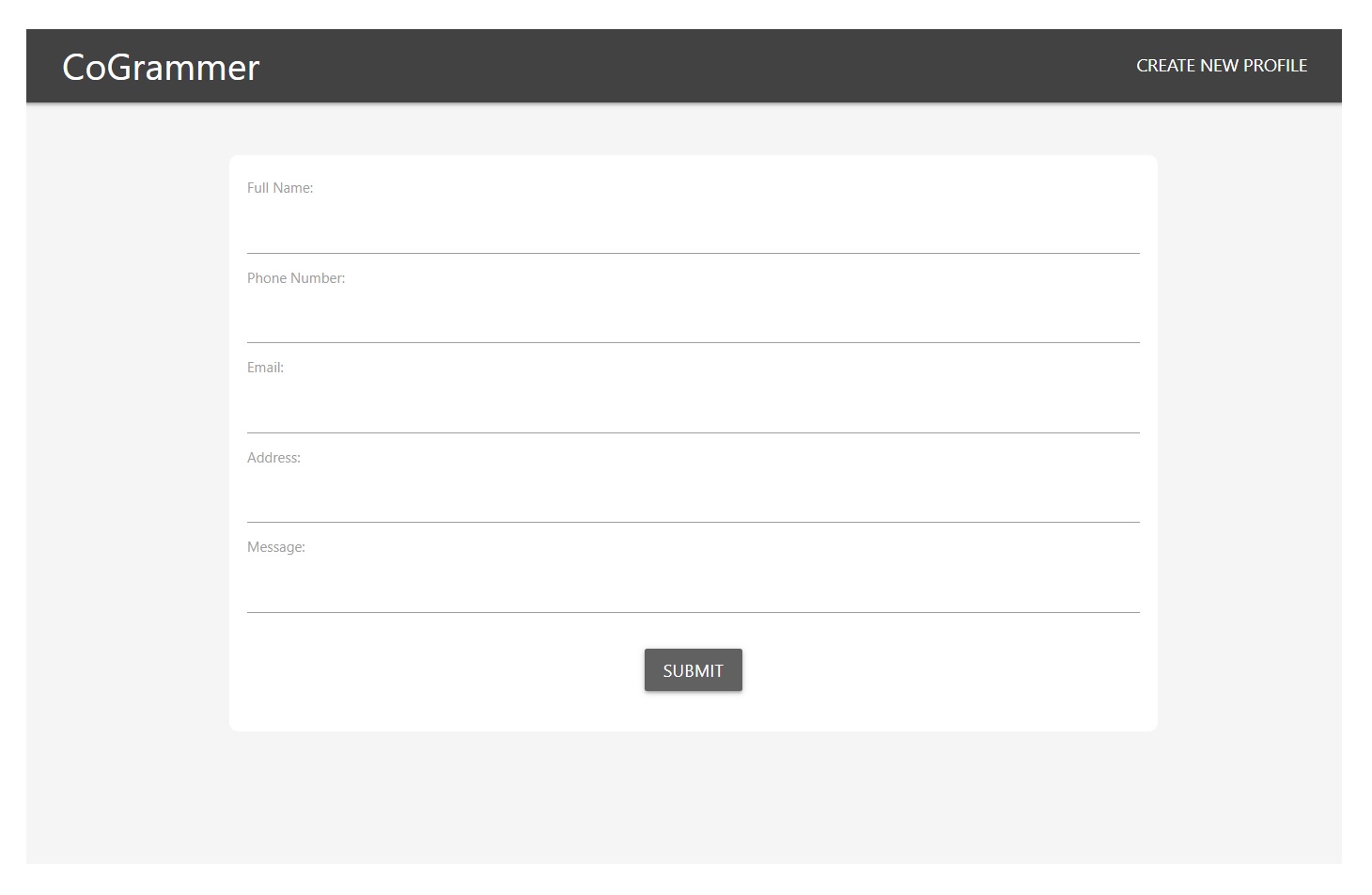 GitHub - danegood1/CoGrammer: Full Stack Assessment