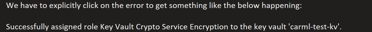 [Feature Request]: The disk encryption set module should also support RBAC when granting the SP ...