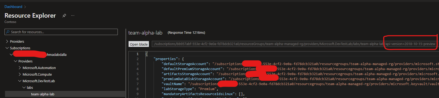 [bug Report] Update Azure Devtest Lab Module To Api Version 2018 10 15 Preview Failing The