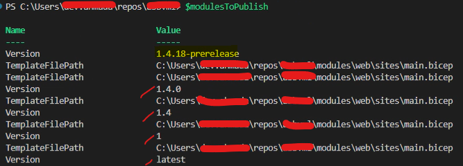 [Bug Report]: Publishing a new module from a feature branch with prerelease will create other ...