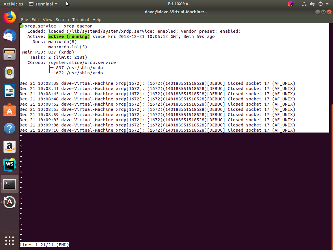Unable to login/connect to Ubuntu VM · Issue #74 · microsoft/linux-vm-tools · GitHub