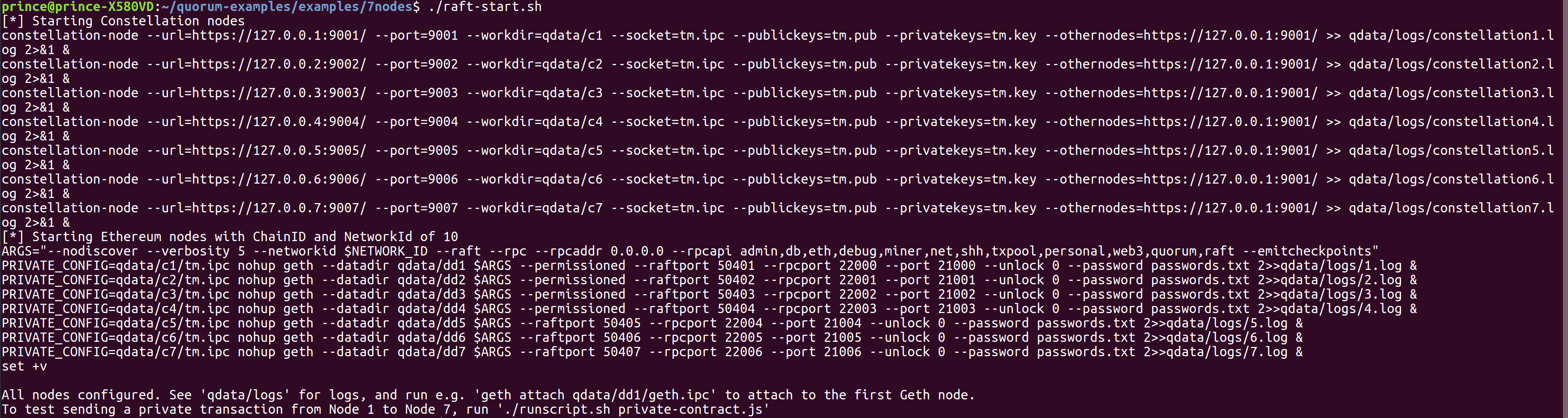 Fatal: Unable to attach to remote geth: dial unix qdata/dd1/geth.ipc: connect: no such file or ...