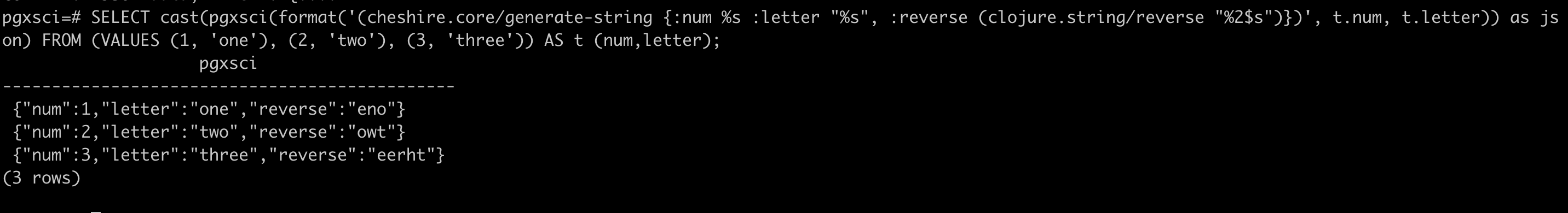 Experiment with using sci and pgx to create Clojure plugin for PostgreSQL · Issue #373 ...